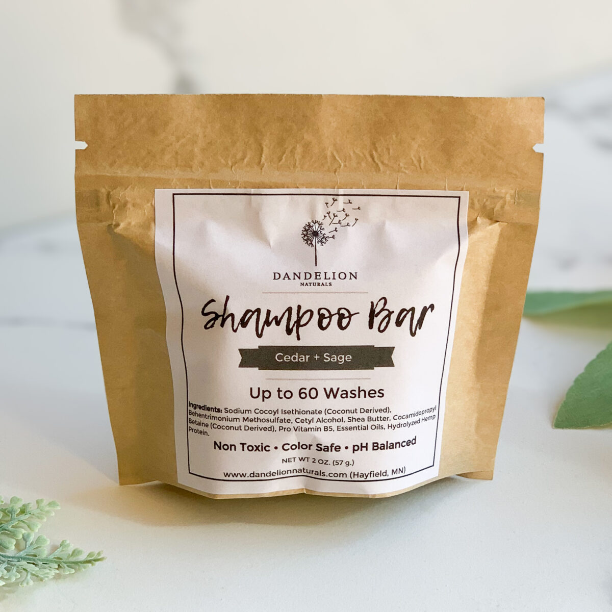 Cedar Sage Shampoo & Conditioner Bar Set – Dandelion Naturals