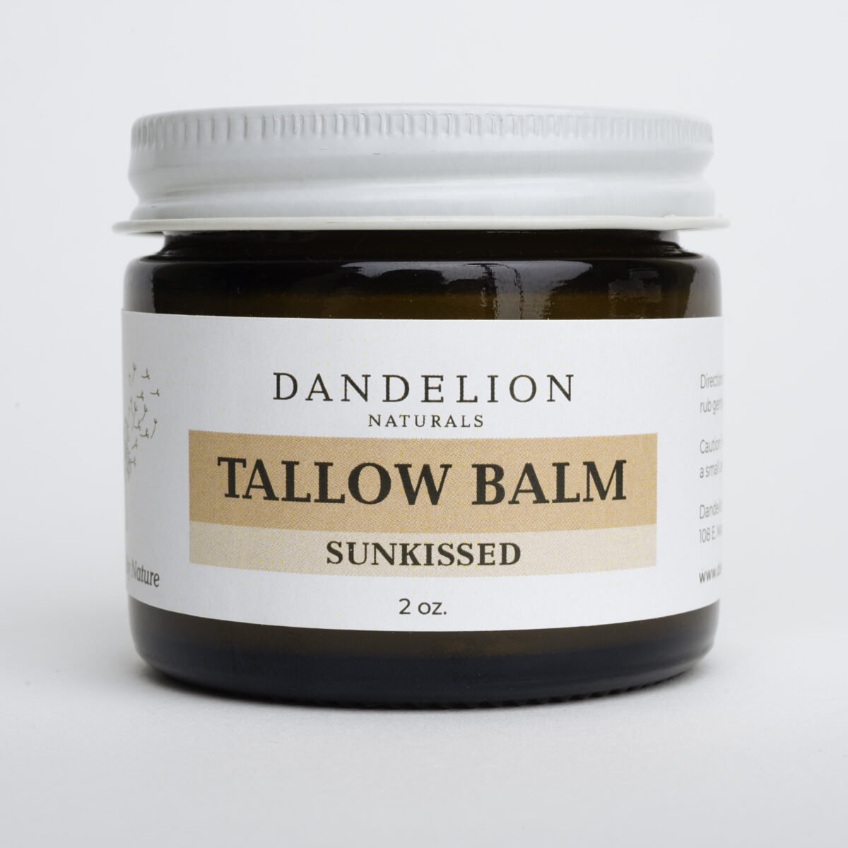 Sunkissed Tallow Balm with Jojoba Oil – Dandelion Naturals